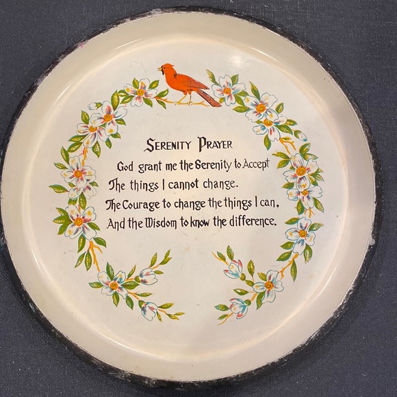 Accents | Vintage Serenity Prayer Tray | Poshmark